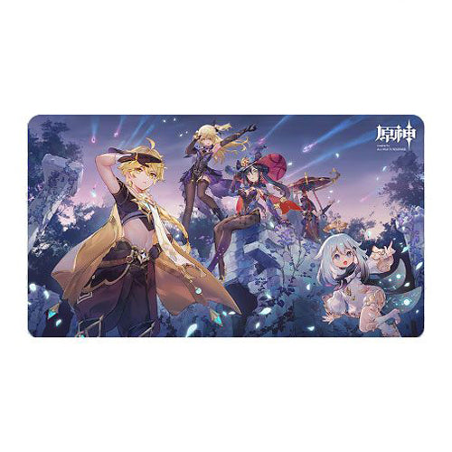 Genshin Impact Unreconciled Stars Mousepad Aether, Fischl, Mona, Paimo ...